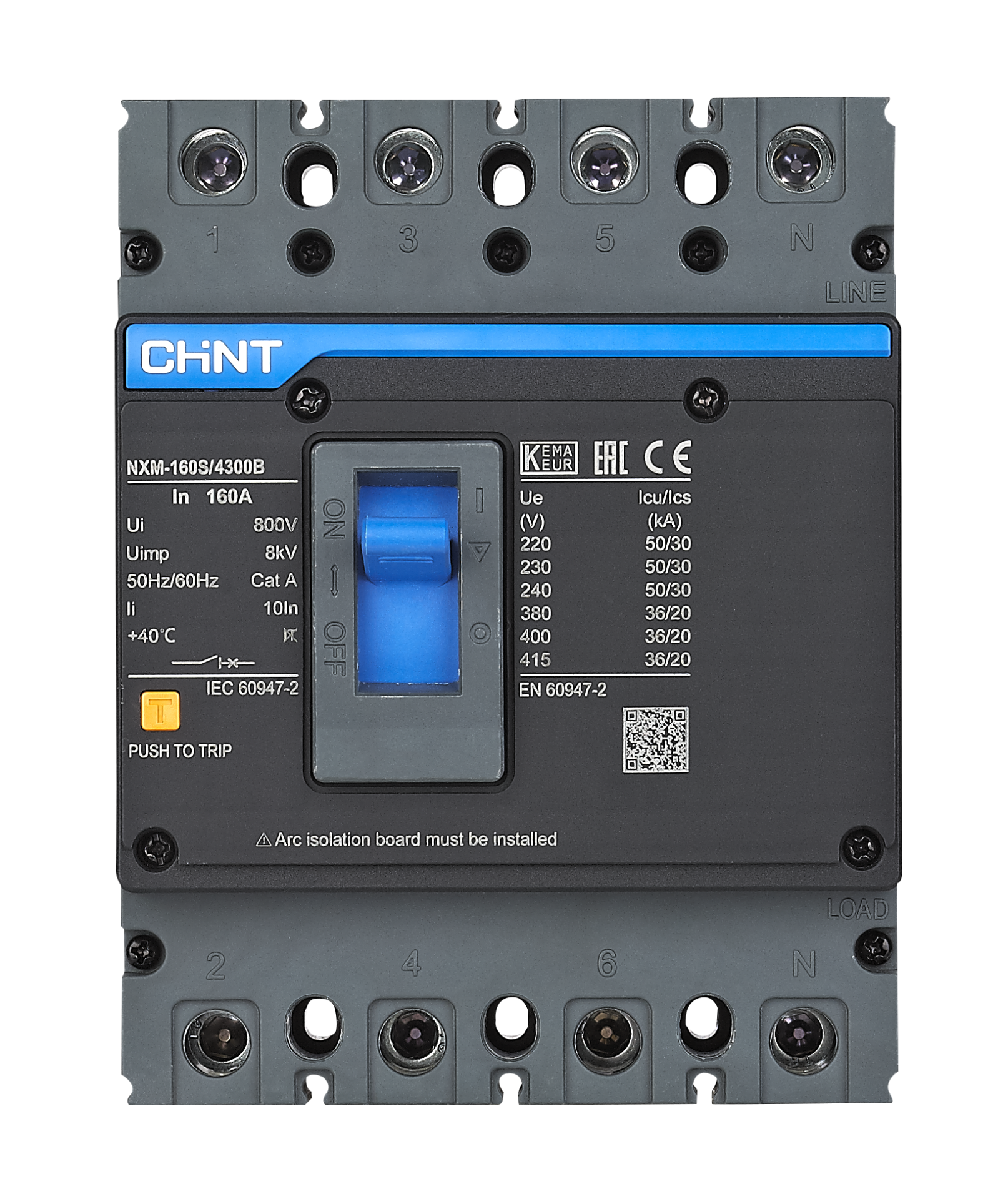 4x160A TMŞ, Termik Manyetik Şalter, 844328 | Chint
