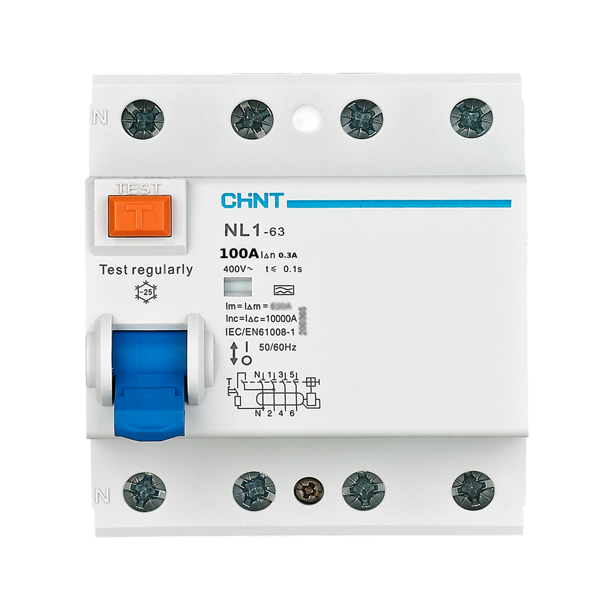 4x100A 300mA Kaçak Akım Rölesi, 200758 | Chint